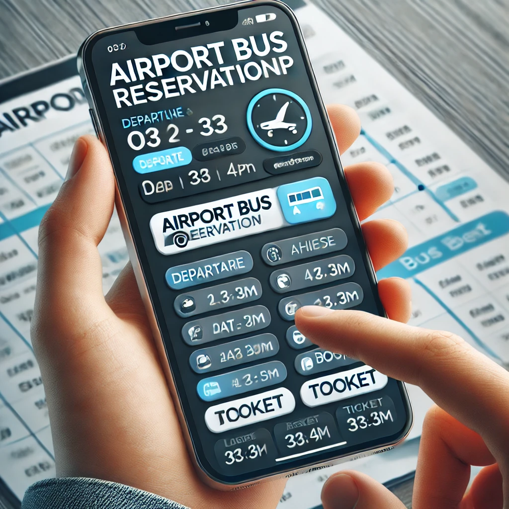 공항버스 예매어플 사용 방법 알아보기 - 인사이트허브