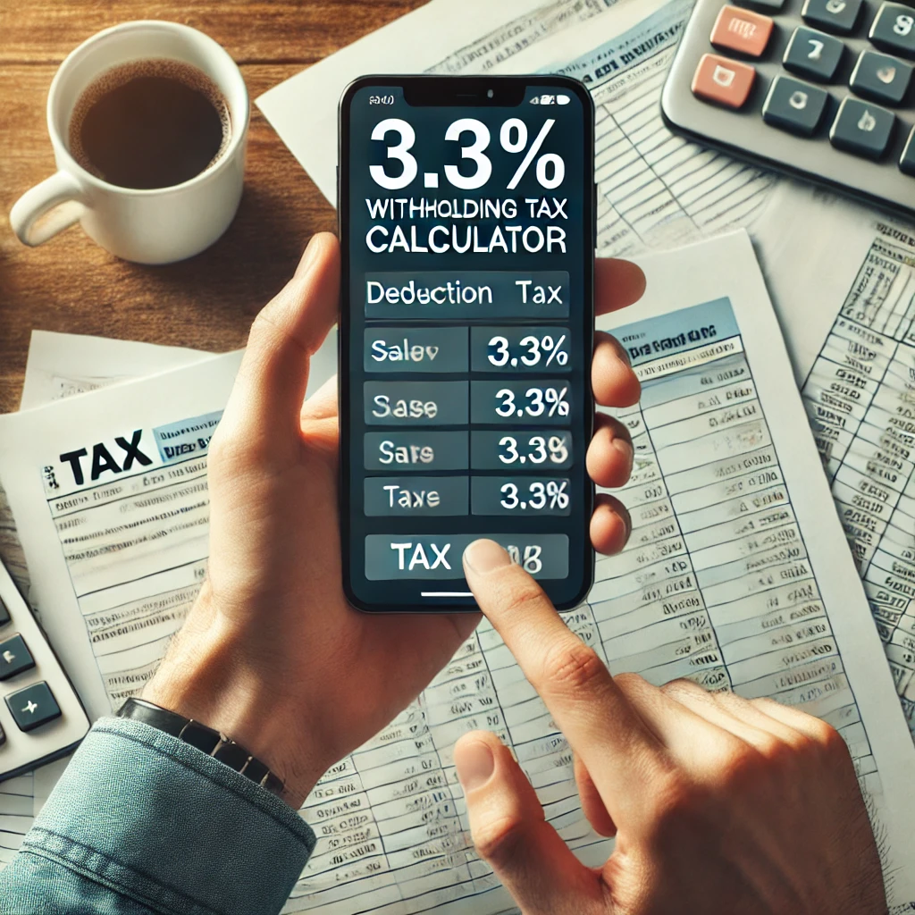 3.3% 원천징수 계산기로 세금 쉽게 계산하는 방법 - 인사이트허브